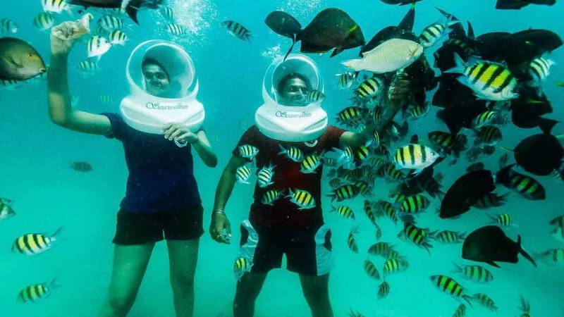 Sea Walk in Andaman Islands, Book Sea Walking Tour Package in Andaman ...